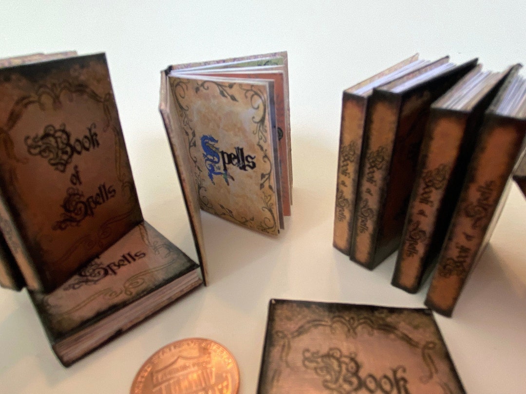 Tiny Book of Spells in a Hard Cover - Etsy
