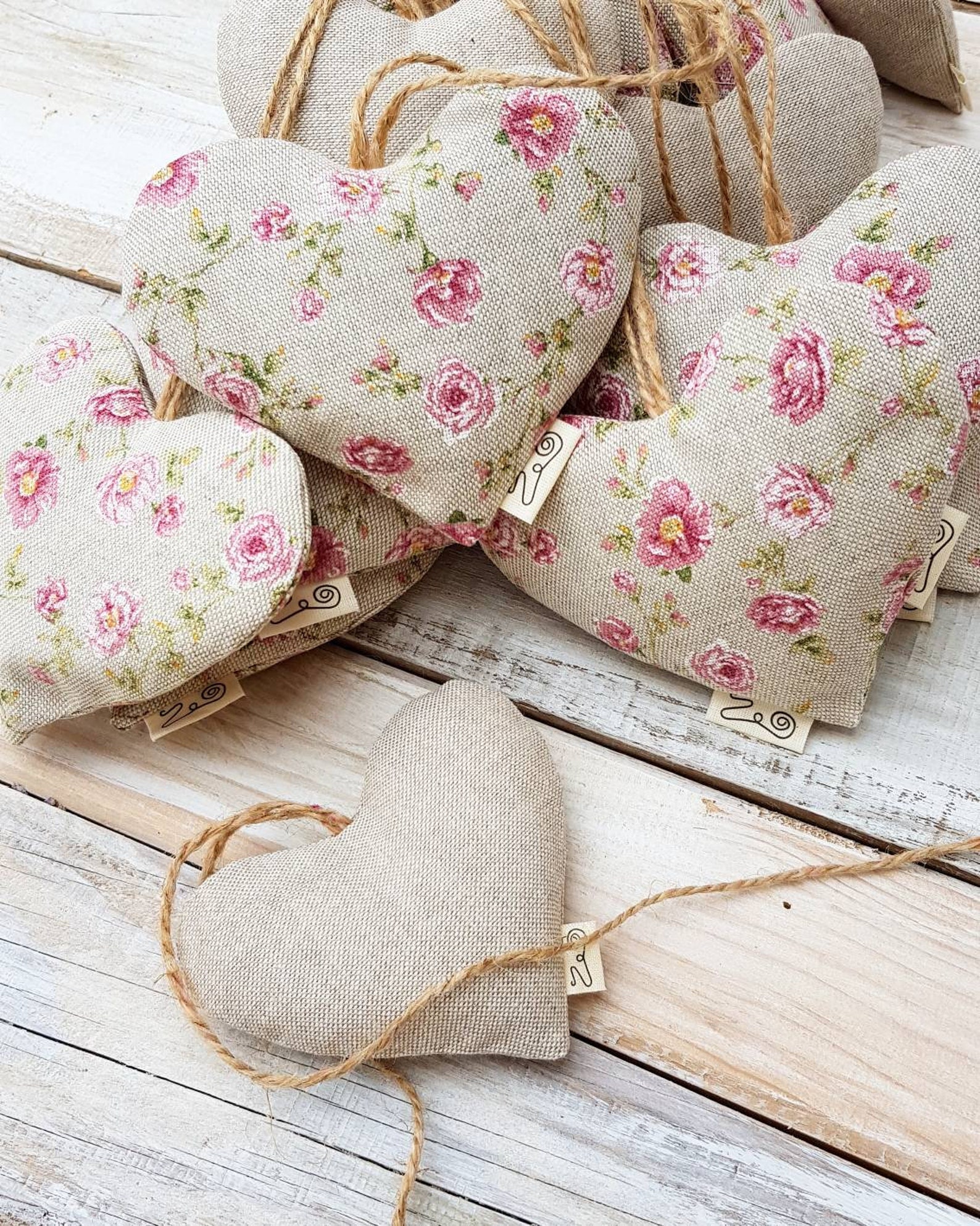 Lavender Heart Sachet Flower Vintage Decor - Etsy