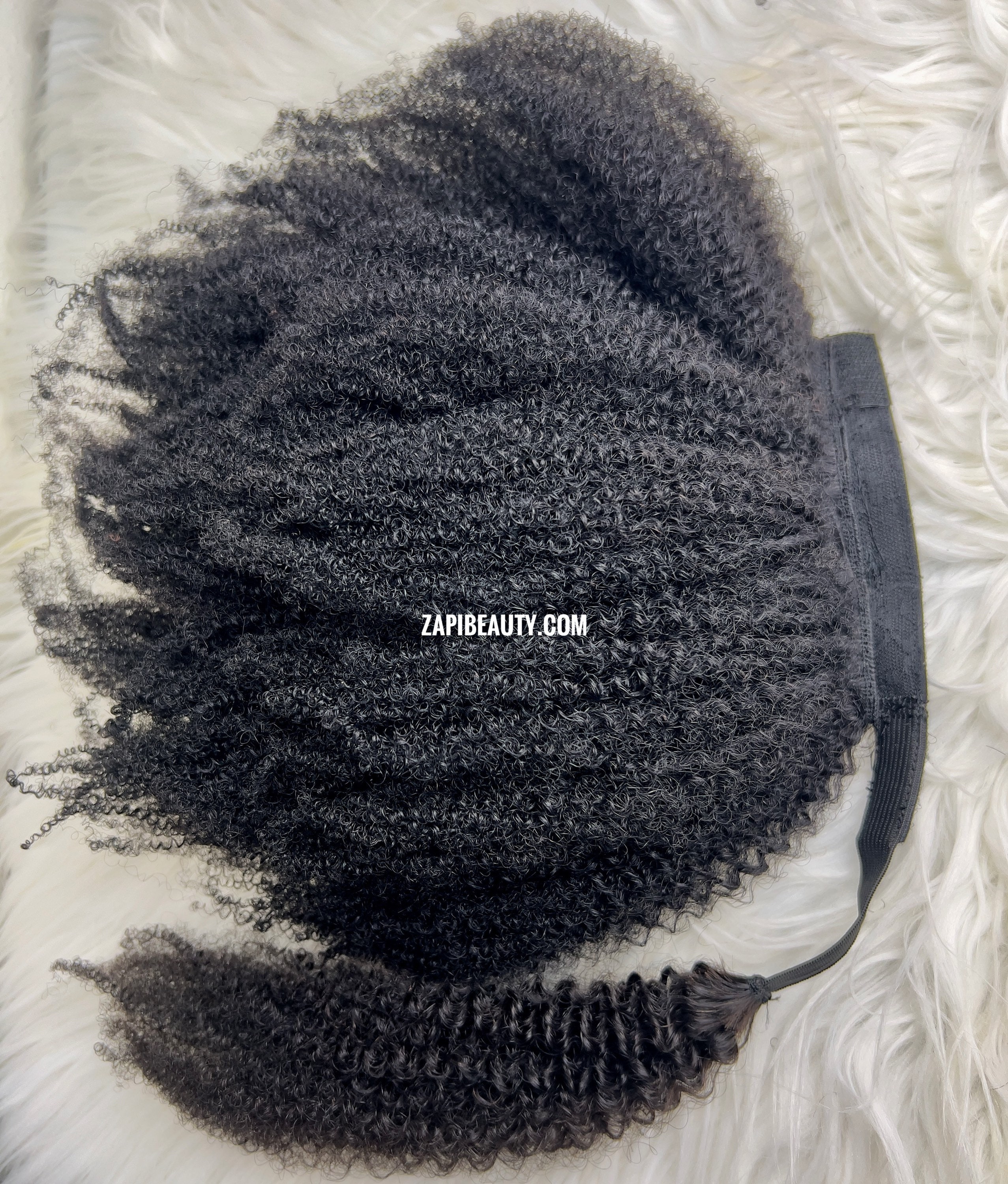 4b 4c Ponytail Hair Puff Extension Afro Kinky Human Hair - Etsy