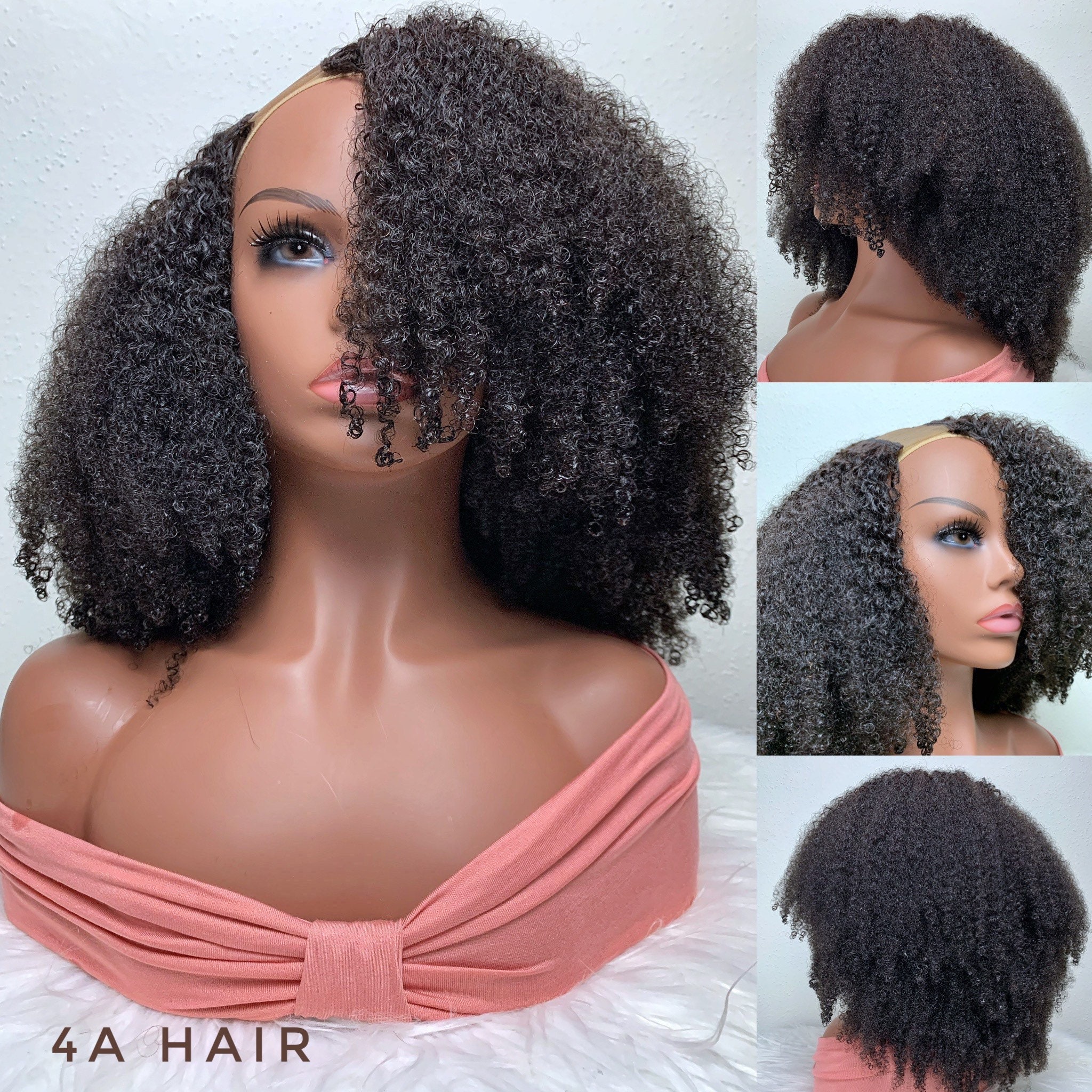 3B 3C 4A 4B/4C Clip in Hair Extension. Afro Kinky to Curly - Etsy