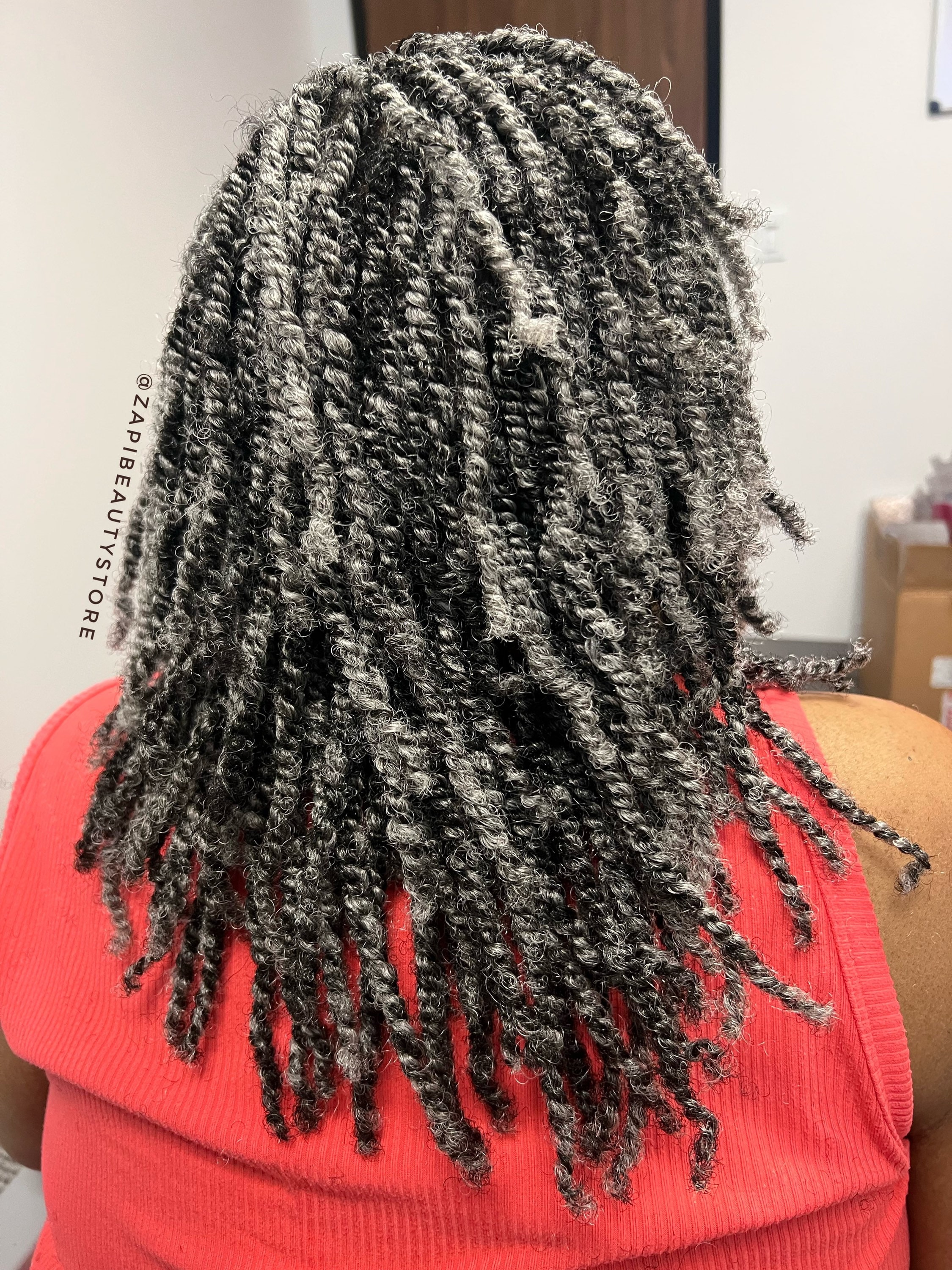 Tapered Nubian Twist Crochet Hair, Kinky 4c Texture - Etsy