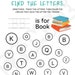 26 Page! Learning and Tracing Letter Preschool Actvity Sheets , Instant ...
