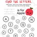 26 Page Learning and Tracing Letter Preschool Actvity Sheets , Instant ...