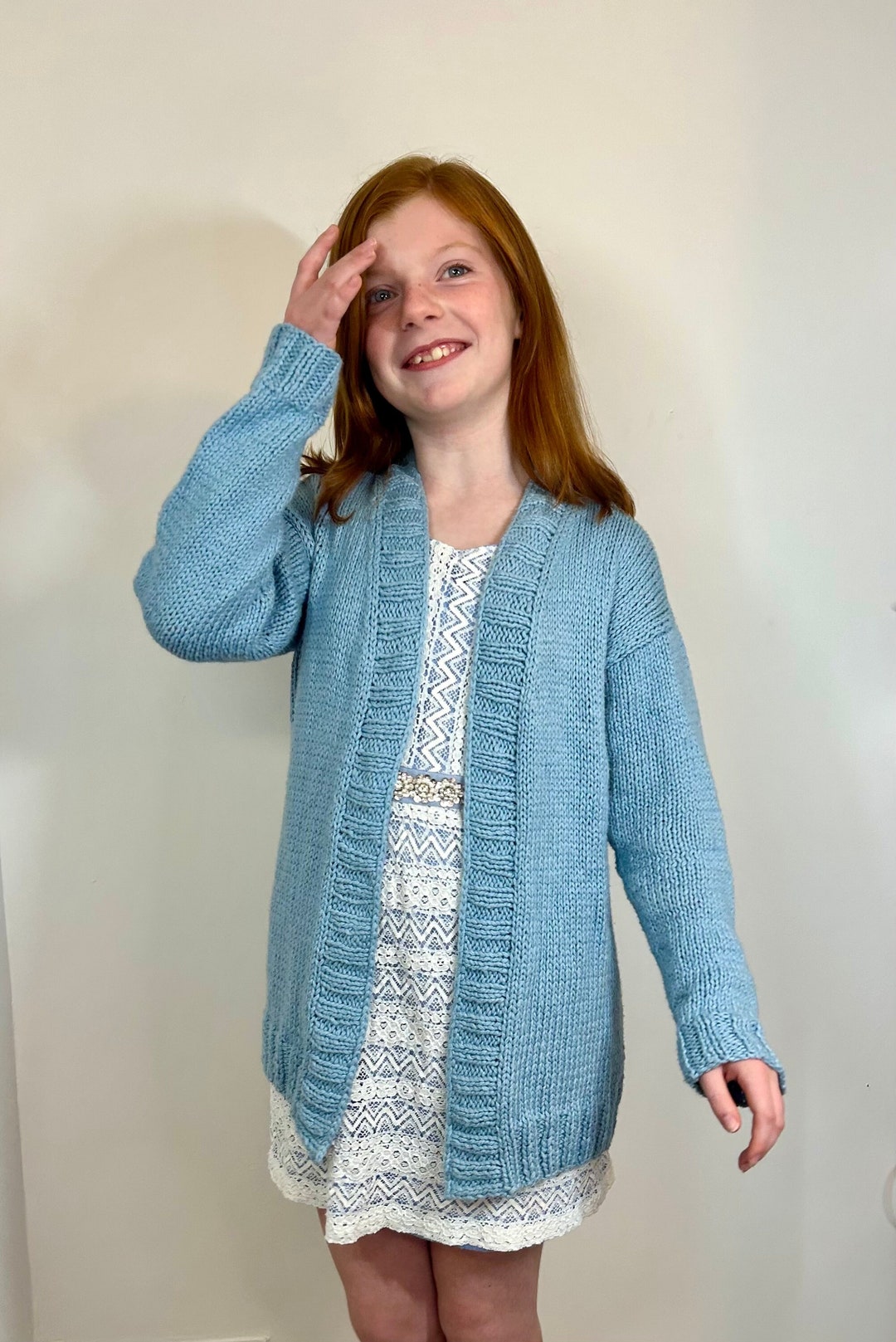 Children’s Machine Knit Dream of a Cardigan Pattern Size 2-16 - Etsy