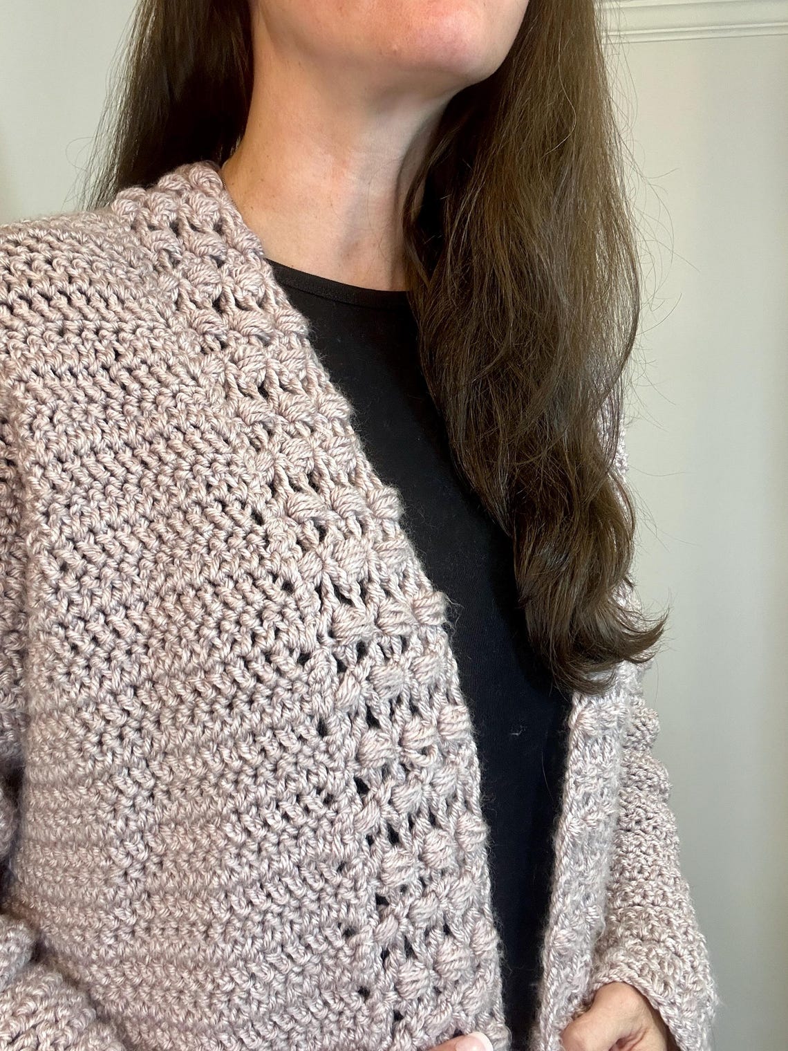 Crochet Pattern PDF, Warm Cardigan, Intermediate Crochet, Youtube ...
