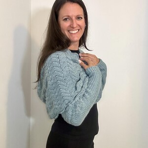 Crochet Pattern PDF, Wrap Sweater, Beginner Friendly, Cozy, Warm, Easy ...