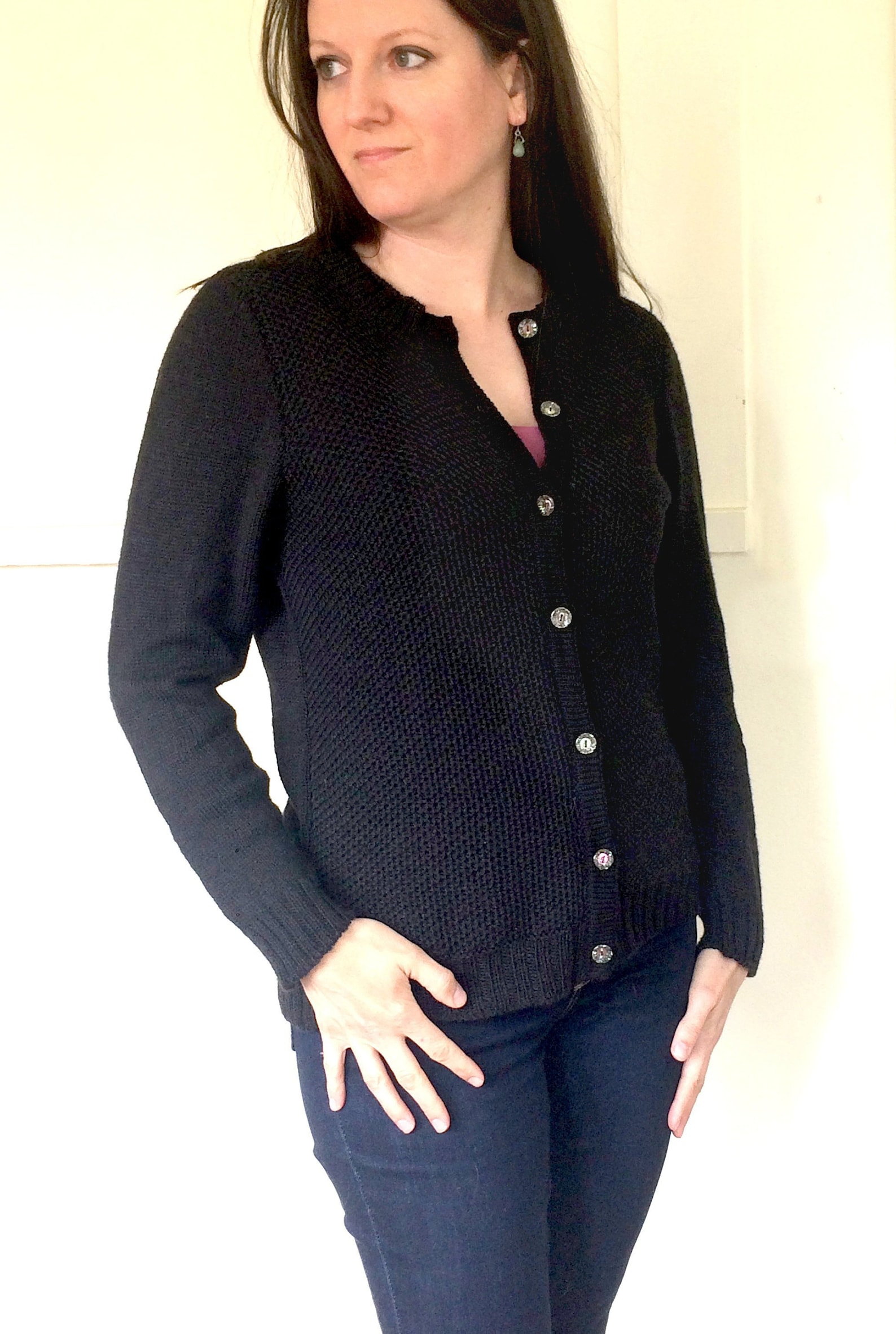 Machine Knit Pattern for Play Day Women's Cardigan - Size XS-3X - Etsy