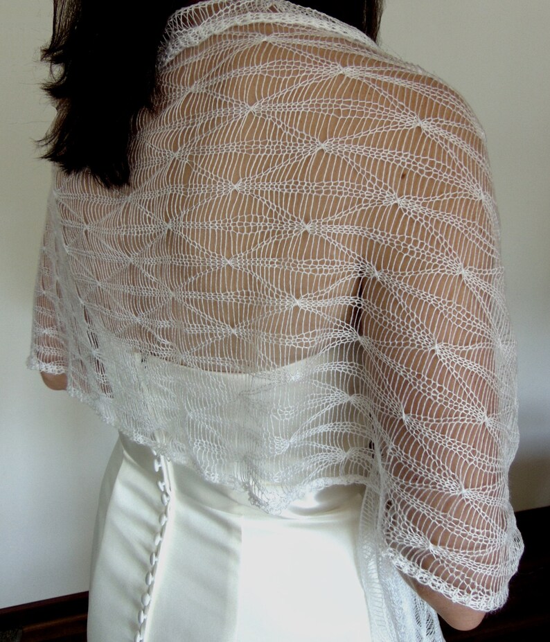 Machine Knit Pattern PDF, Standard Gauge Machine, Shawl Pattern, Lace ...