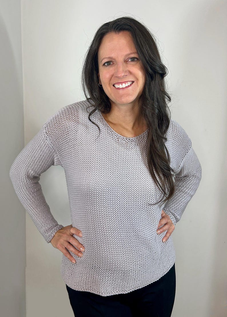 Beginner Machine Knit Sweater Pattern PDF - LK150 Mid Gauge Flat Bed ...