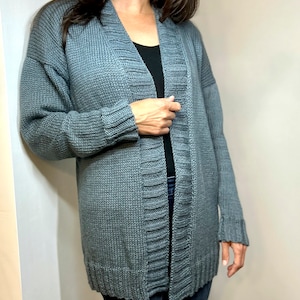 Machine Knit Dream of a Cardigan Pattern XS - 5X - Etsy