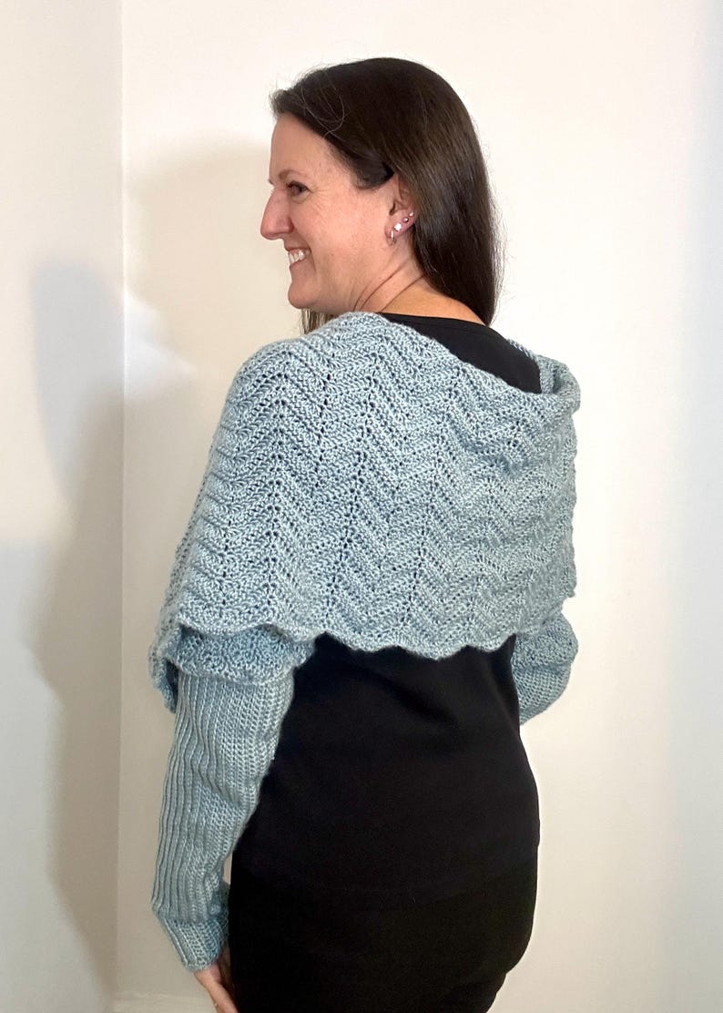 Crochet Pattern PDF, Wrap Sweater, Beginner Friendly, Cozy, Warm, Easy ...