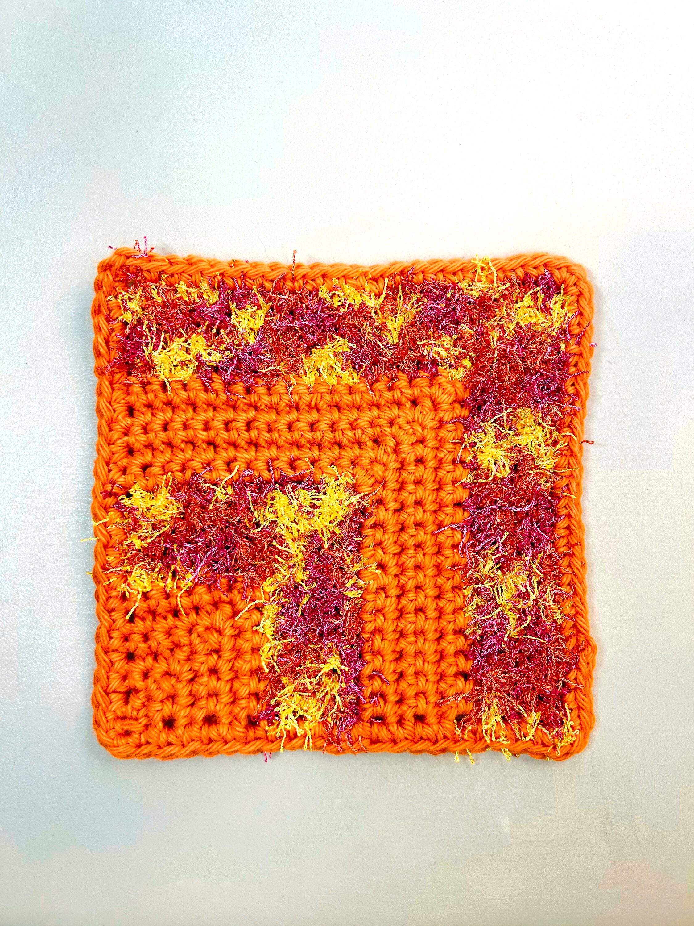Crochet Scrubby Pattern PDF, Square Dish Cloth, Scrubby Pattern ...