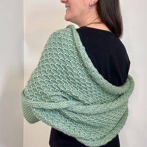 Machine Knit Pattern PDF, Wrap Sweater, Beginner Friendly, Cozy, Warm ...