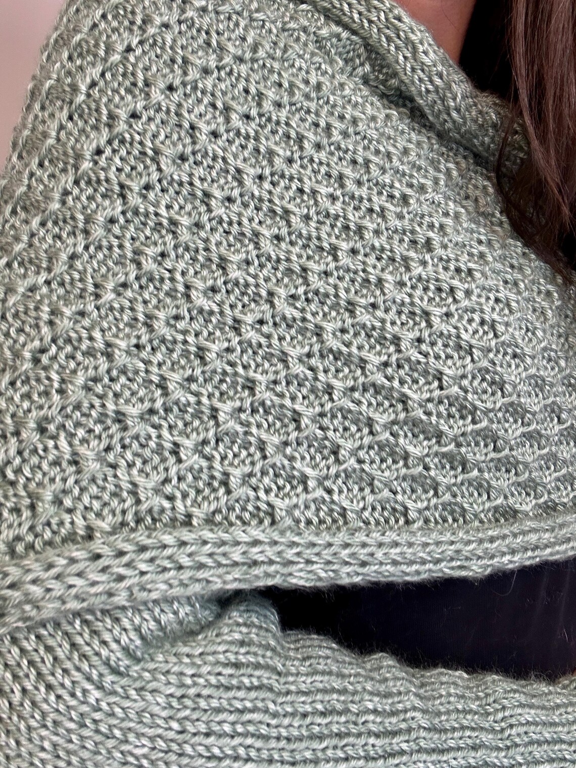 Machine Knit Pattern PDF, Wrap Sweater, Beginner Friendly, Cozy, Warm ...