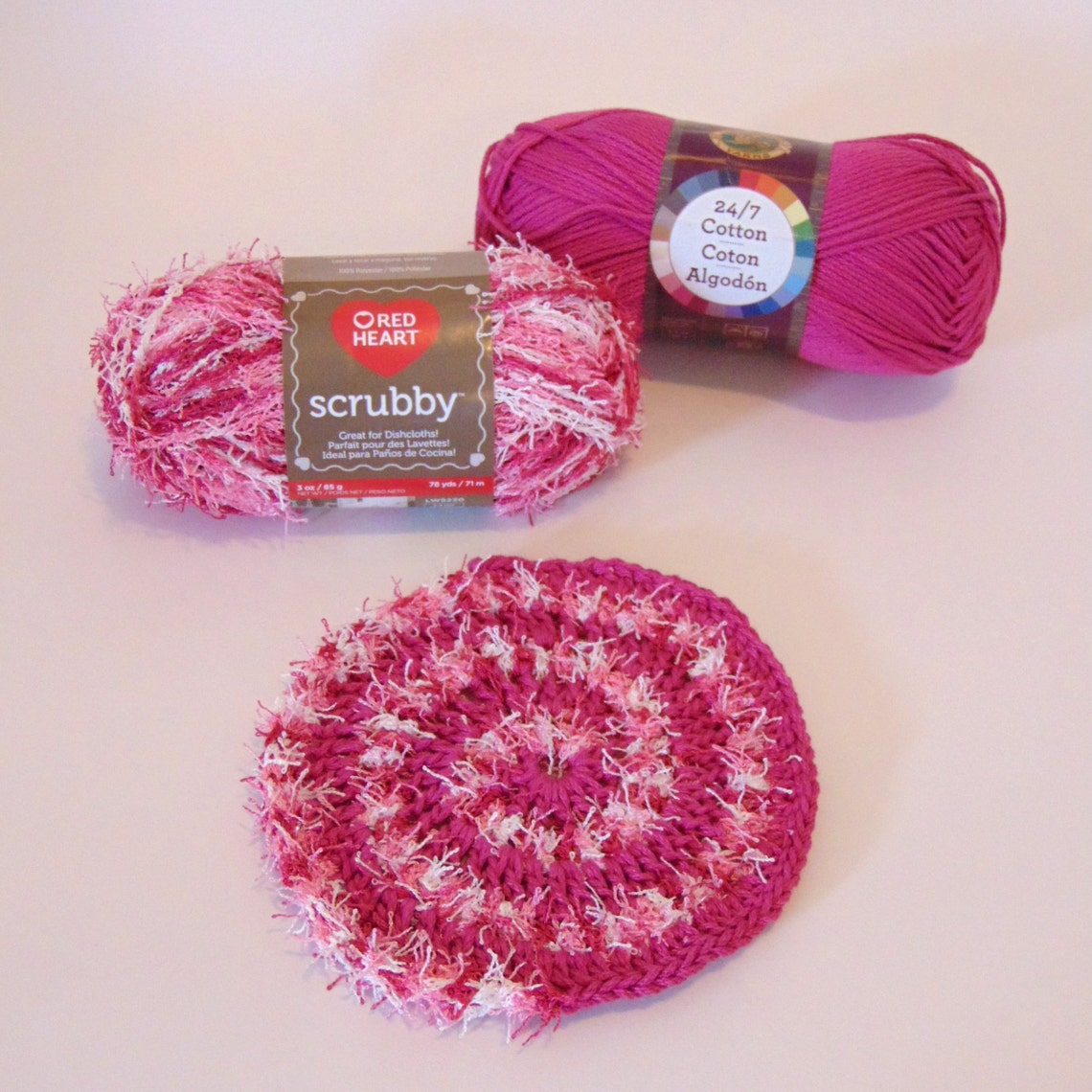 Crochet Pattern PDF, Crochet Scrubby Pattern, Scrubbies, Round Scrubby ...