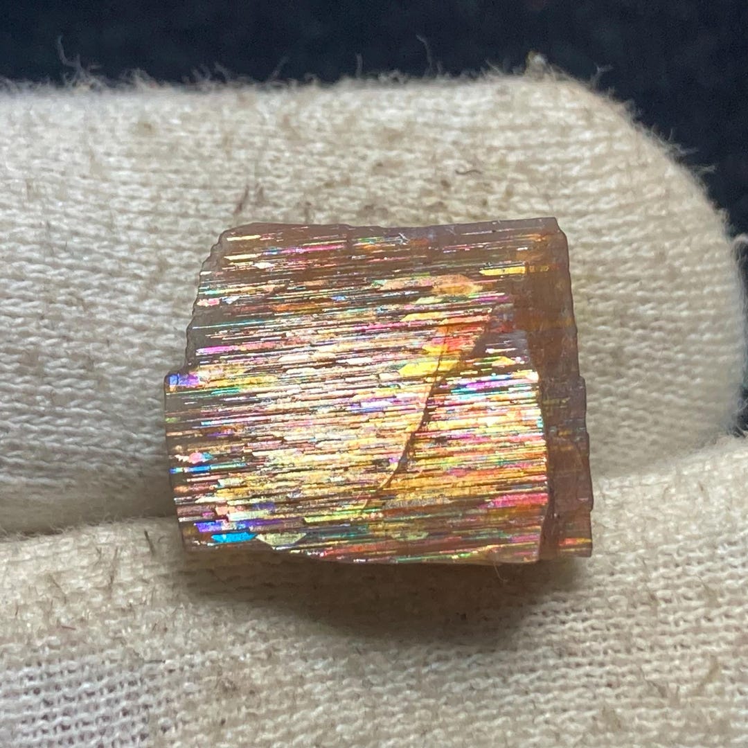 Natural Meteor Shower Lattice Sunstone Raw Loose Stone Tanzania ...