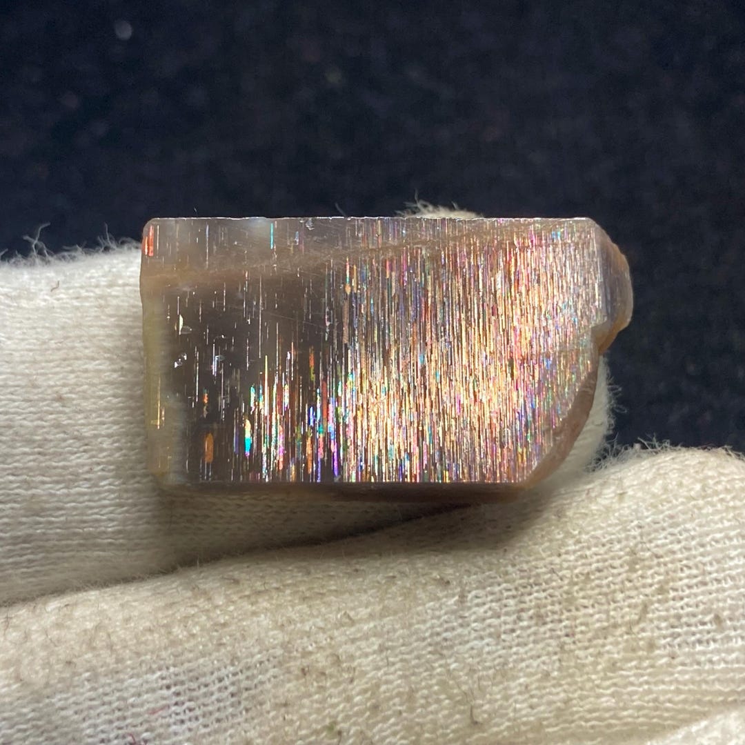 Natural Meteor Shower Lattice Sunstone Raw Loose Stone Tanzania ...