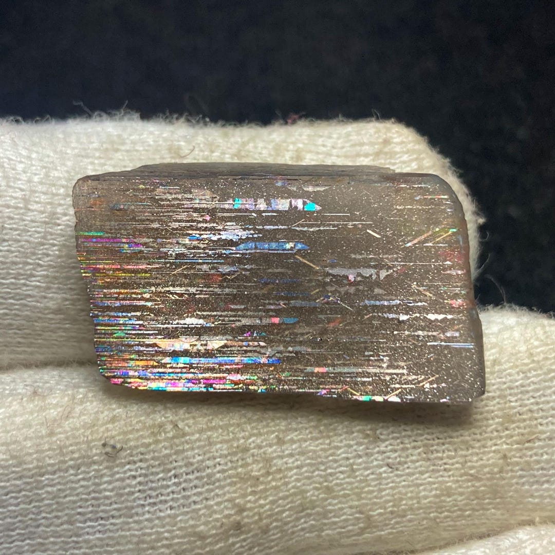 Natural Meteor Shower Lattice Sunstone Raw Loose Stone Tanzania ...