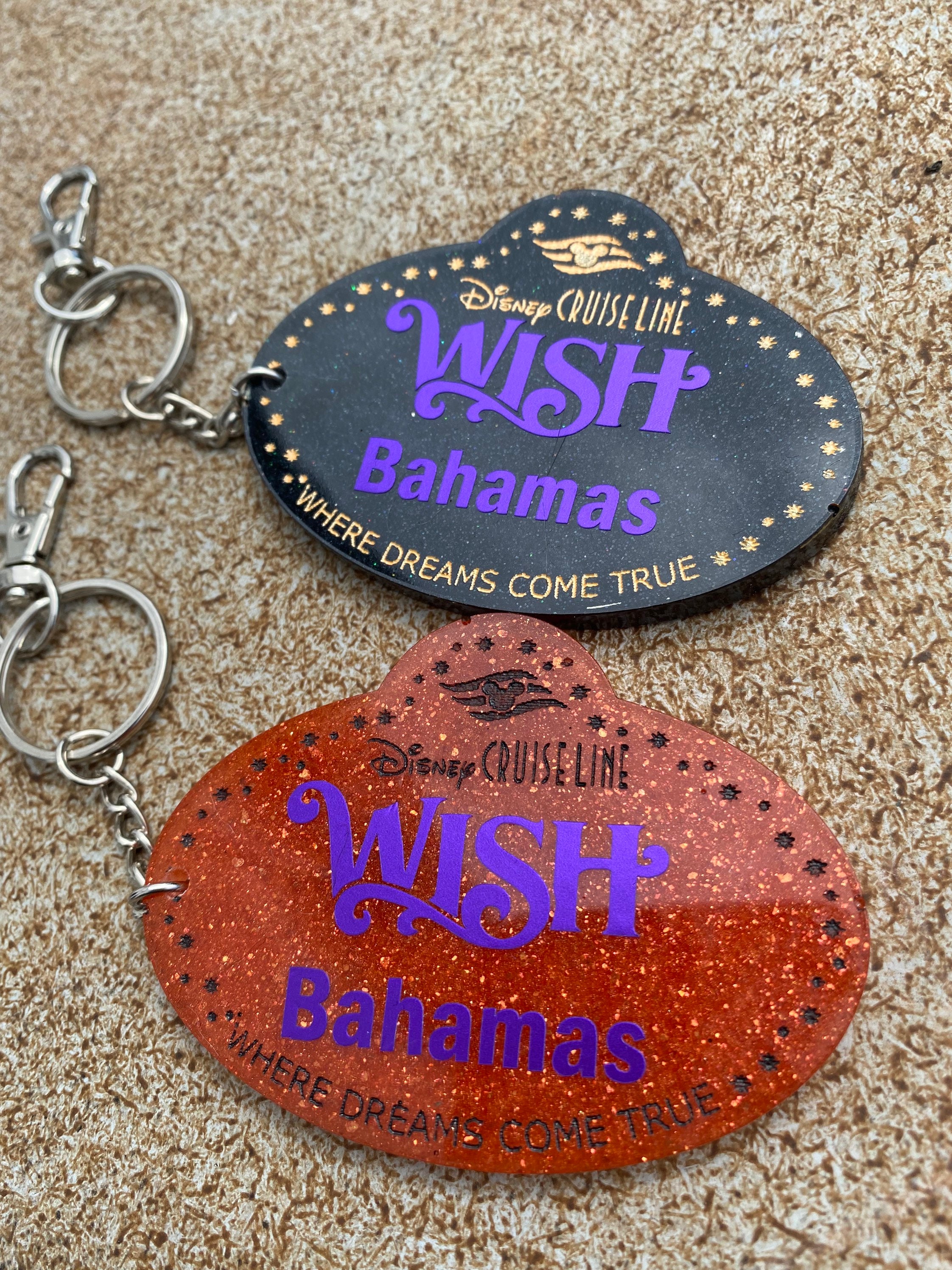 Disney Cruise Name Tag Keychain Fish Extender - Etsy