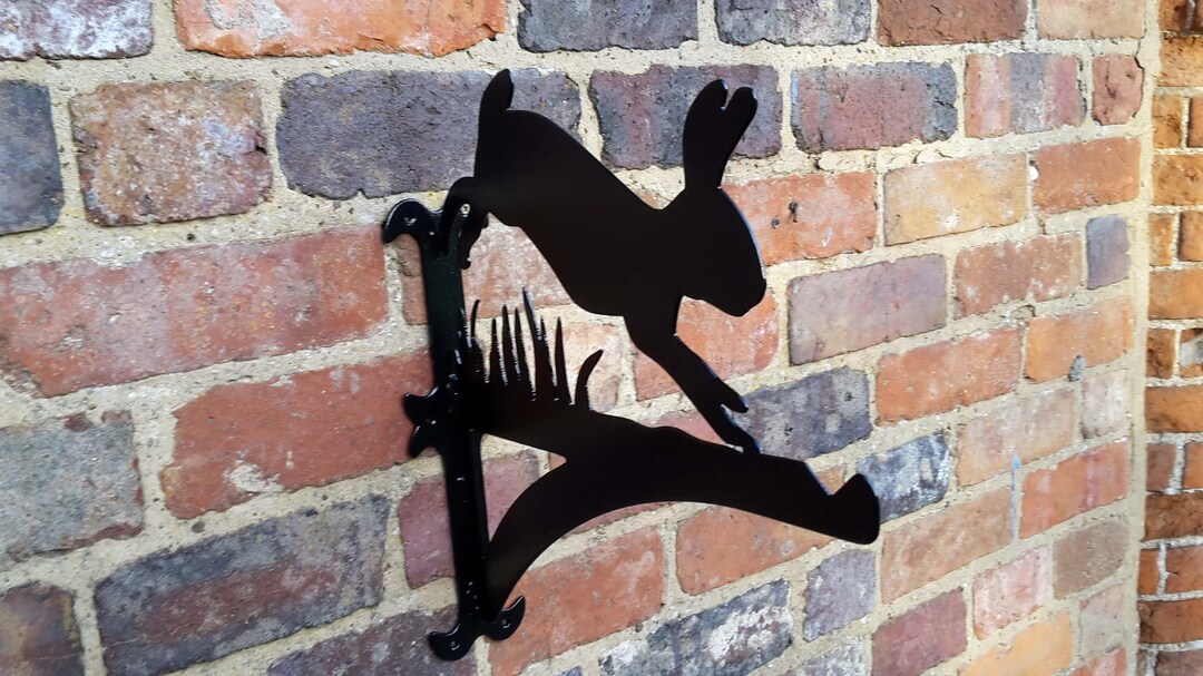 Rabbit / Hare Hanging Basket Bracket - Etsy UK