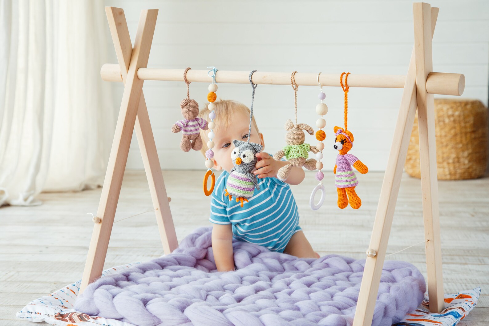 Baby gym Wooden baby gym baby gym frame baby play gym baby | Etsy