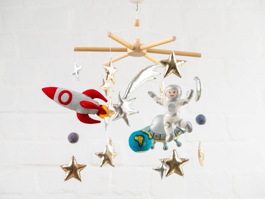 Space Baby Mobile, Crib Mobile, Nursery Montessori Mobile, Unique Baby ...