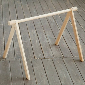 Baby Gym, Scandi Wooden Baby Gym, Baby Gym Frame, Baby Play Gym, Baby ...