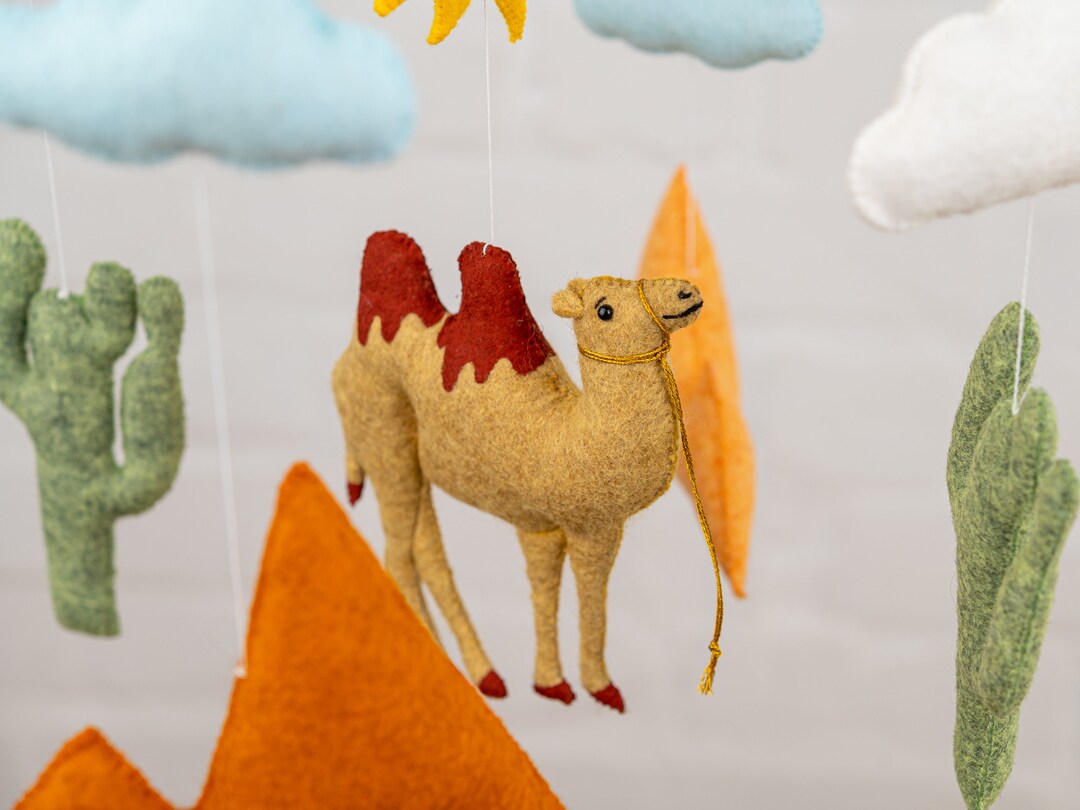 SALE! Baby Mobile Camel and Mountains, Crib Mobile for Nursery, Animal ...