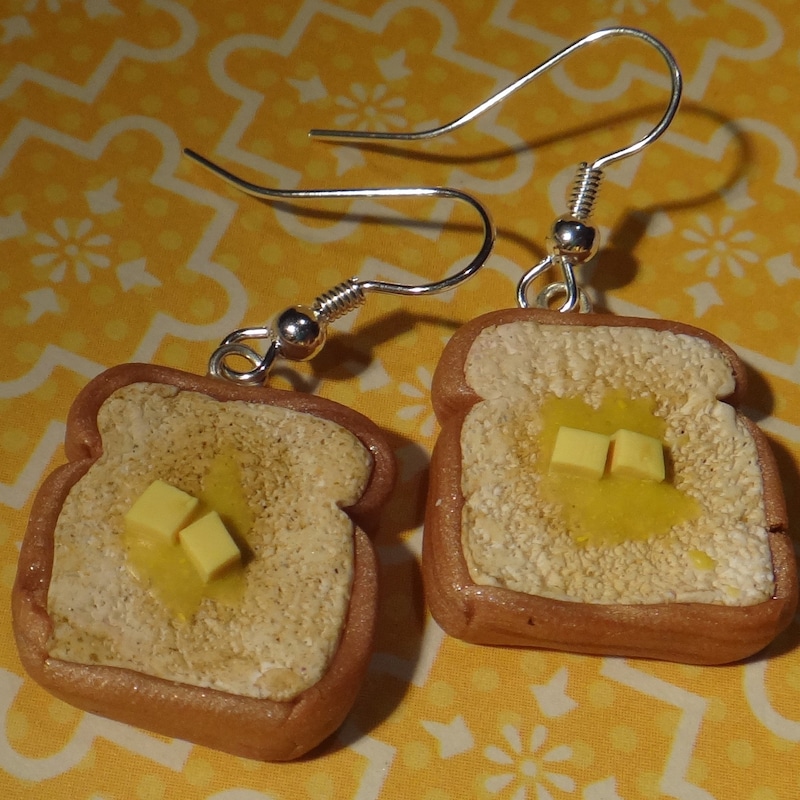 Toast Earrings - Etsy