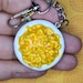 Macaroni & Cheese Key Chain - Etsy