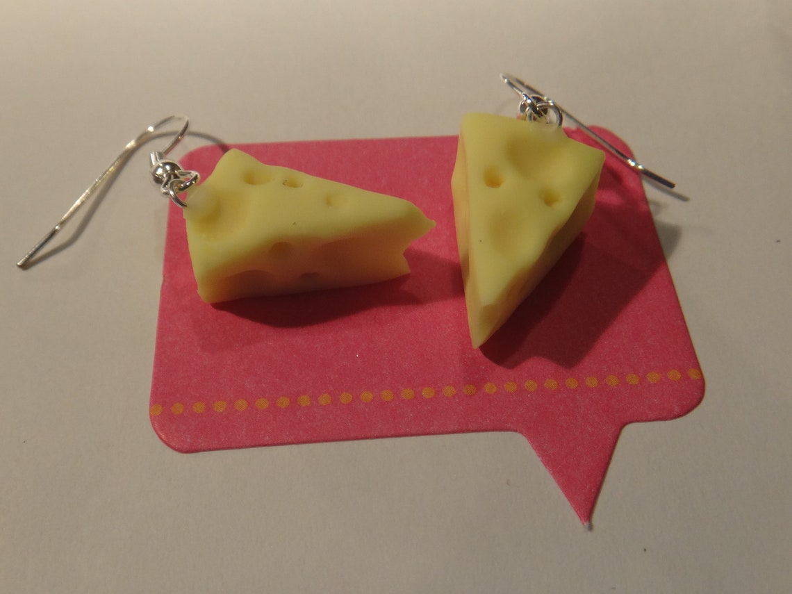 Swiss Cheese Earrings | Etsy