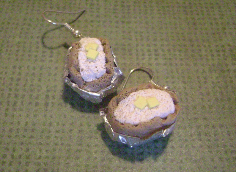 Baked Potato Earrings - Etsy