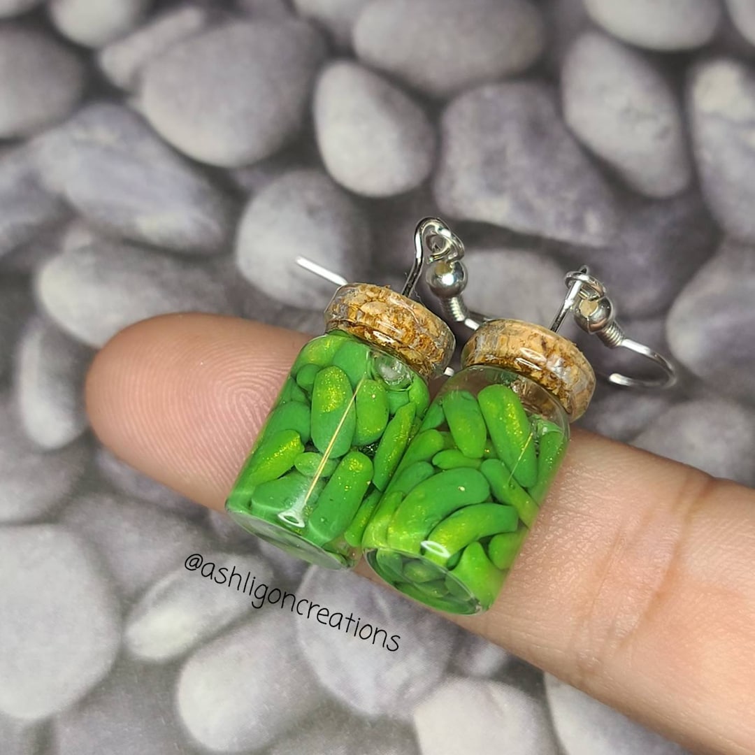 Pickle Jar Earrings - Etsy