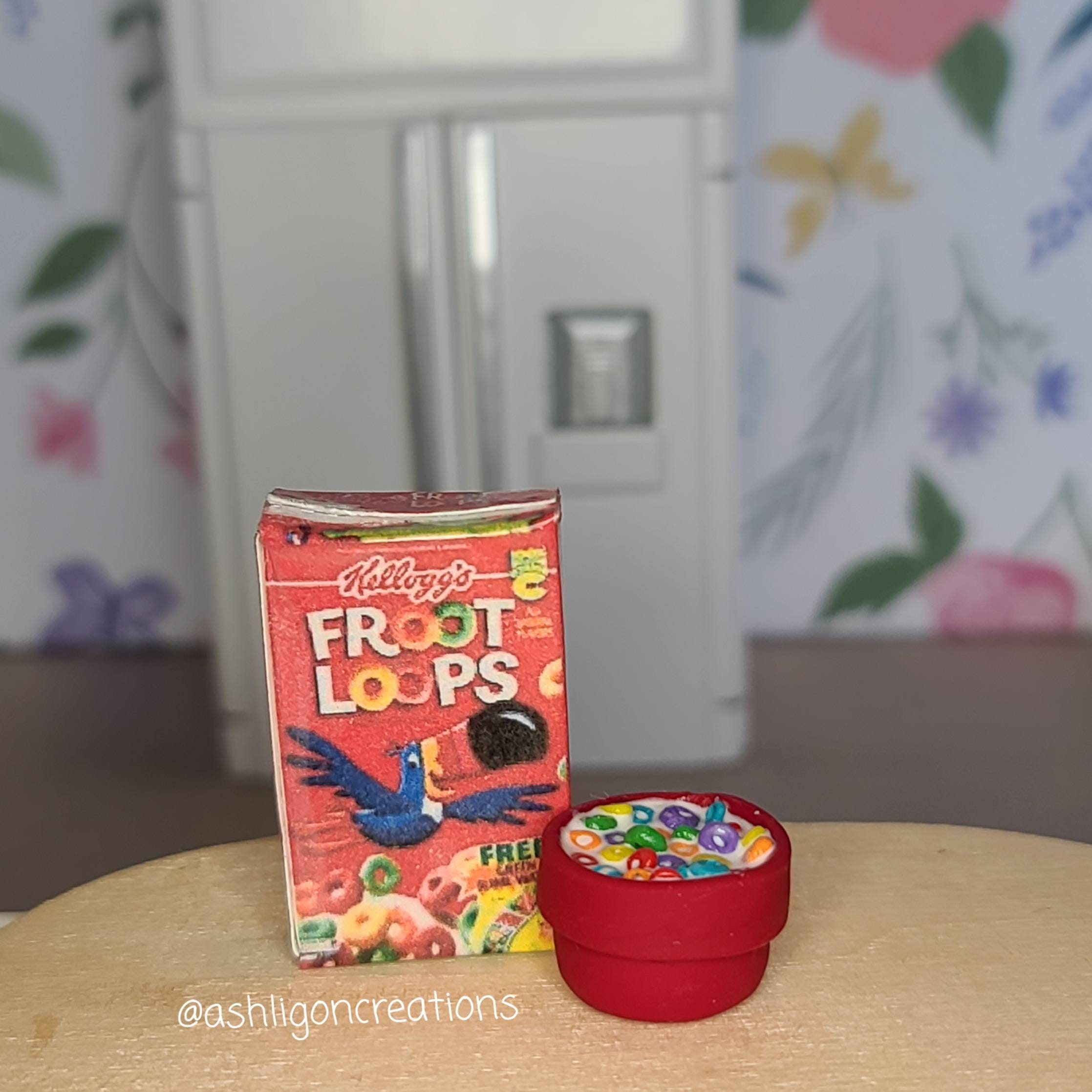 Miniature Fruit Loop Cereal 1:12 Scale Dollhouse | Etsy