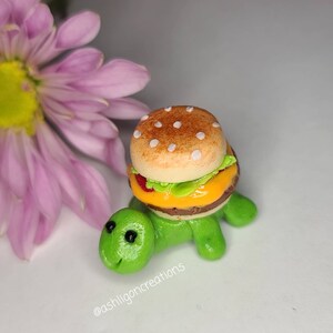 Fairy Garden Cheeseburger Turtle - Etsy