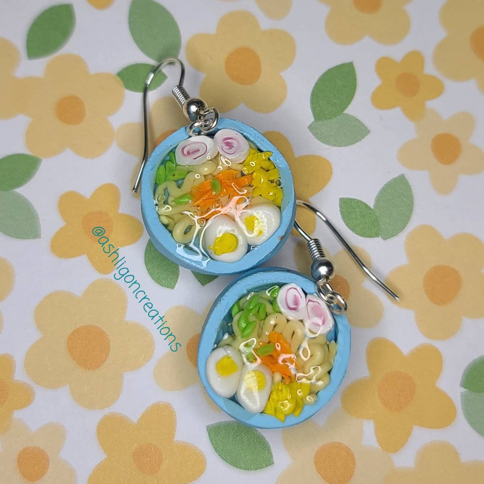 Ramen Bowl Earrings - Etsy