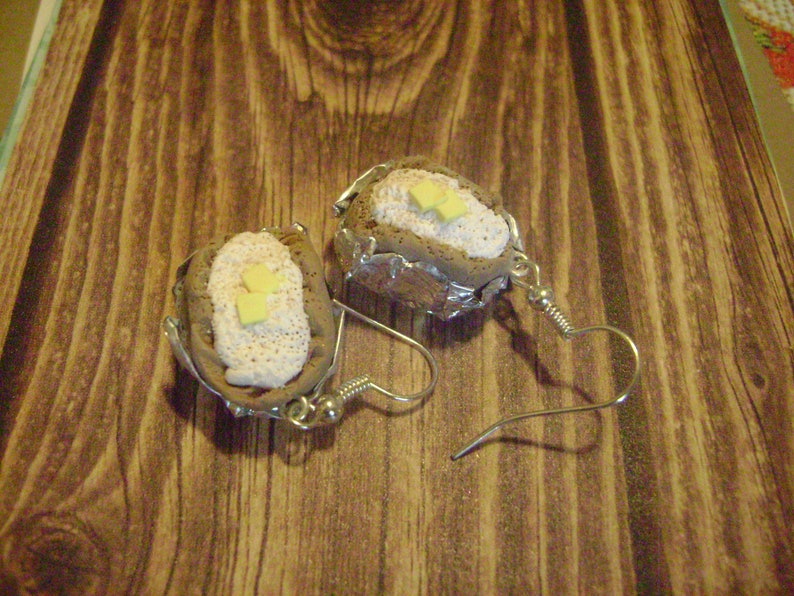 Baked Potato Earrings - Etsy