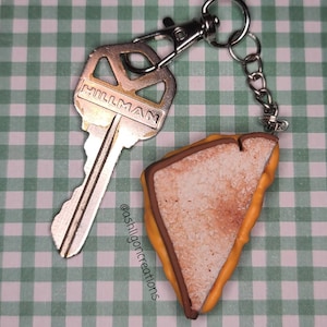 Grilled Cheese Key Chain - Etsy