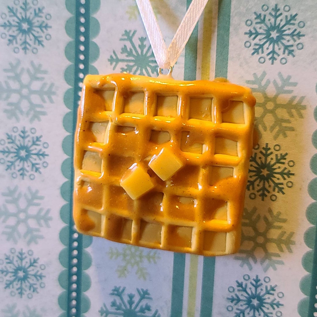 Waffle Ornament - Etsy