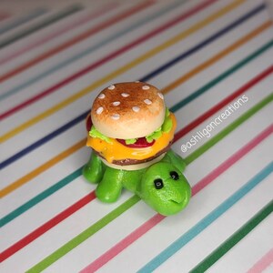 Fairy Garden Cheeseburger Turtle - Etsy