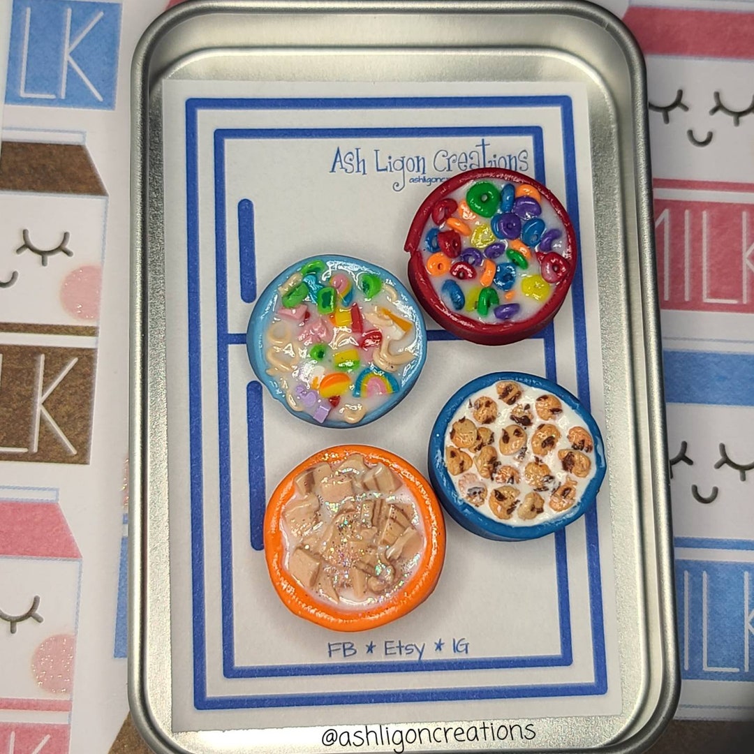 Cereal Bowl 4-pack Magnets - Etsy