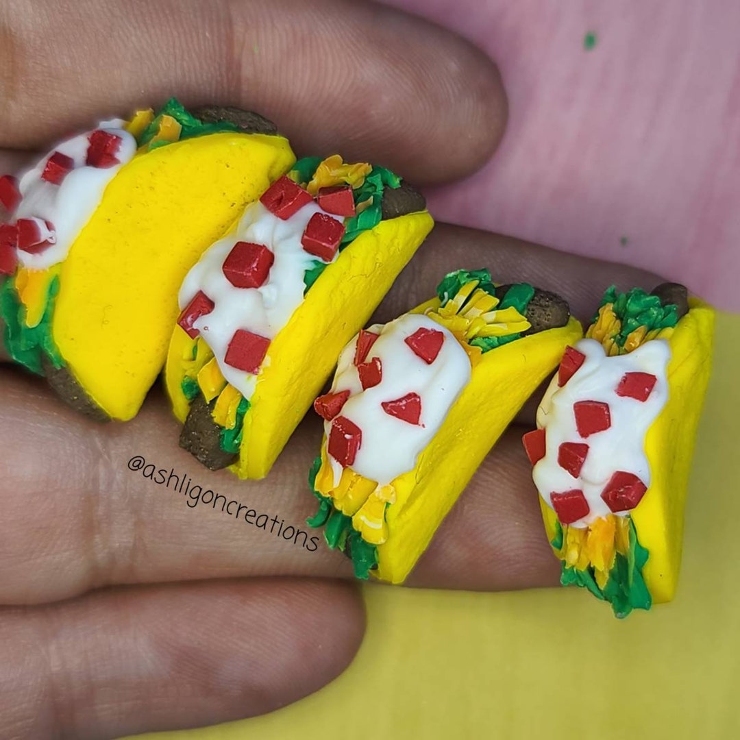 Miniature Tacos- Dollhouse Scale - Etsy