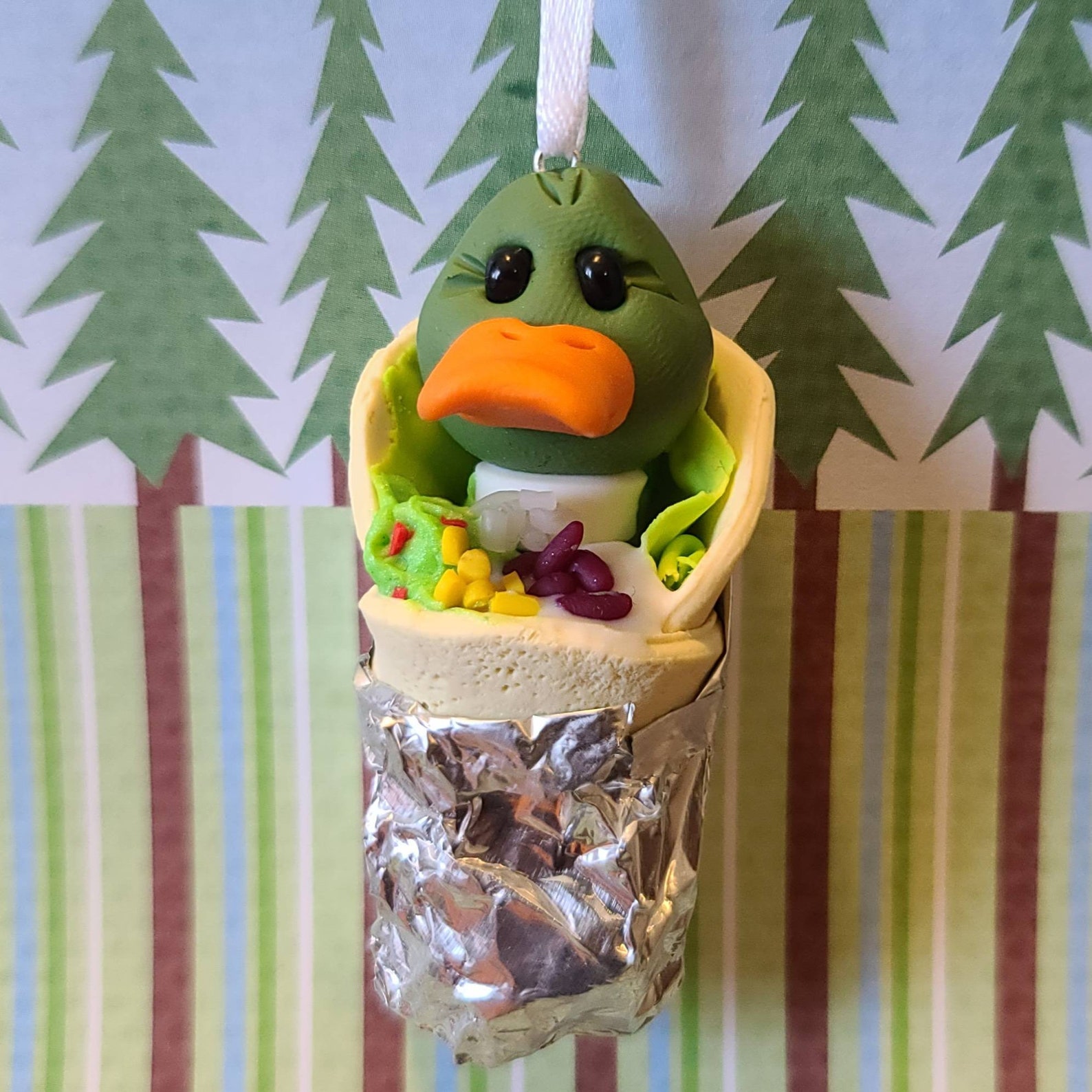 Burrito Baby Duck Ornament - Etsy