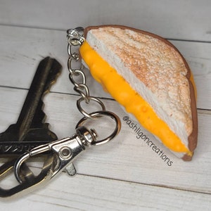 Grilled Cheese Key Chain - Etsy