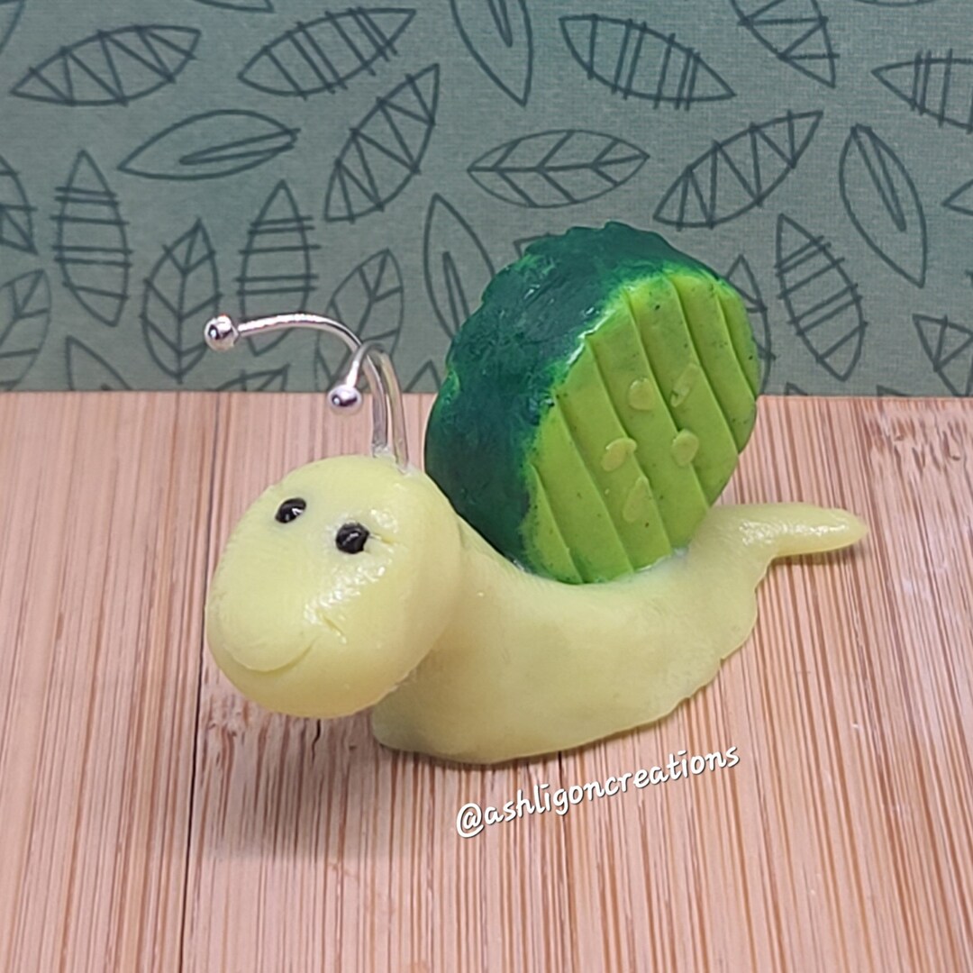 Fairy Garden Pickle Snail - Etsy