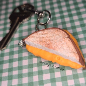 Grilled Cheese Key Chain - Etsy