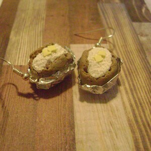 Baked Potato Earrings - Etsy
