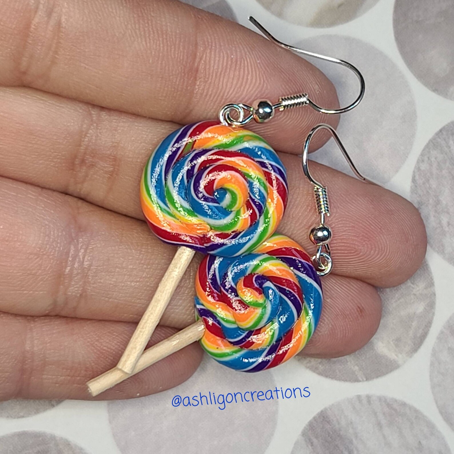 Lollipop Earrings - Etsy