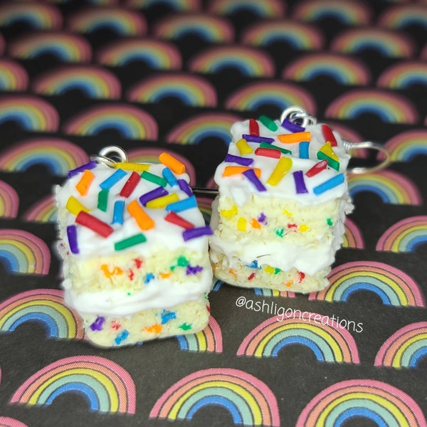 Cake Earrings - Etsy