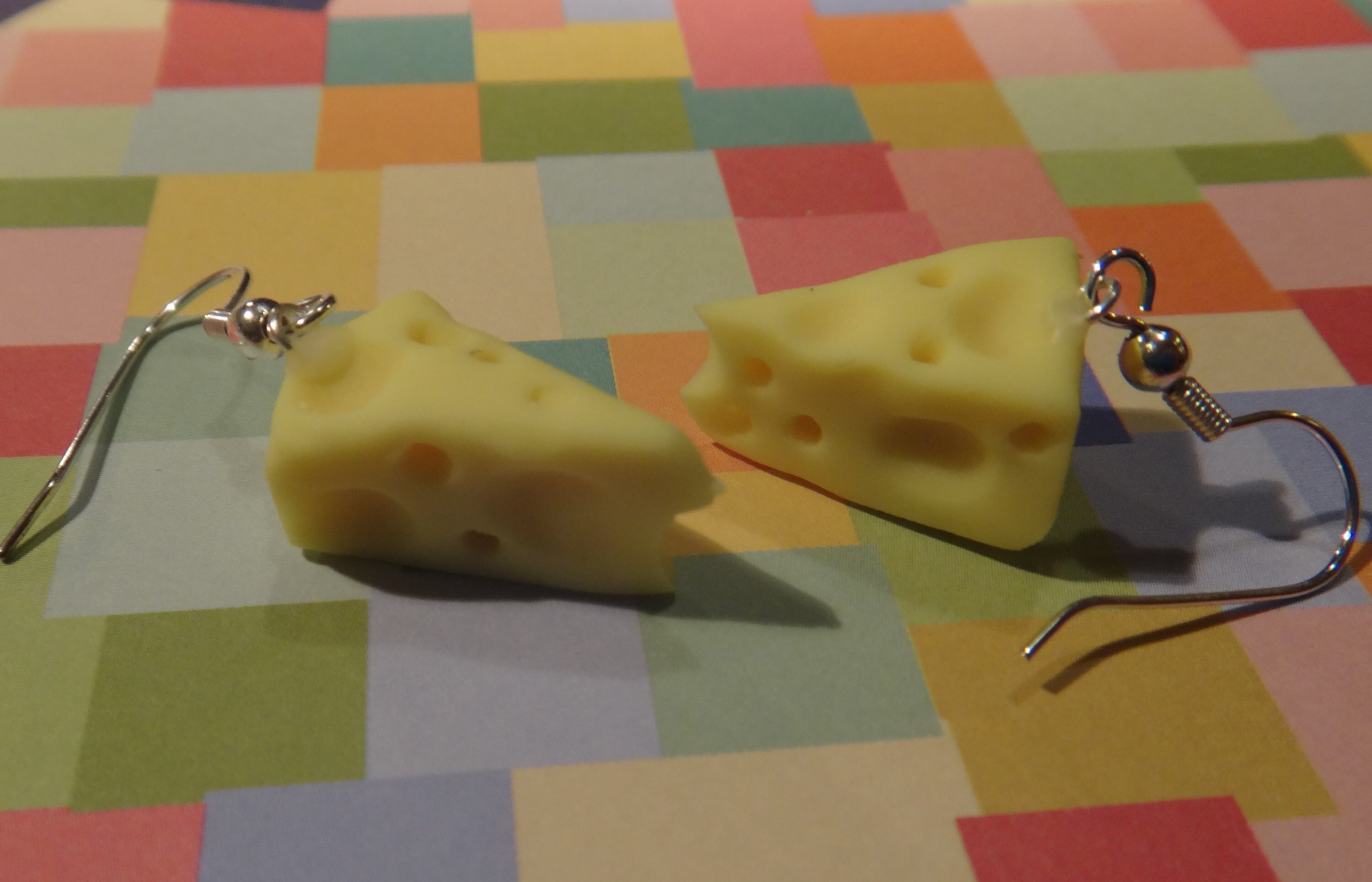 Swiss Cheese Earrings | Etsy